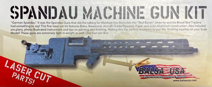 1/4 Spandau Machine Gun – Balsa USA