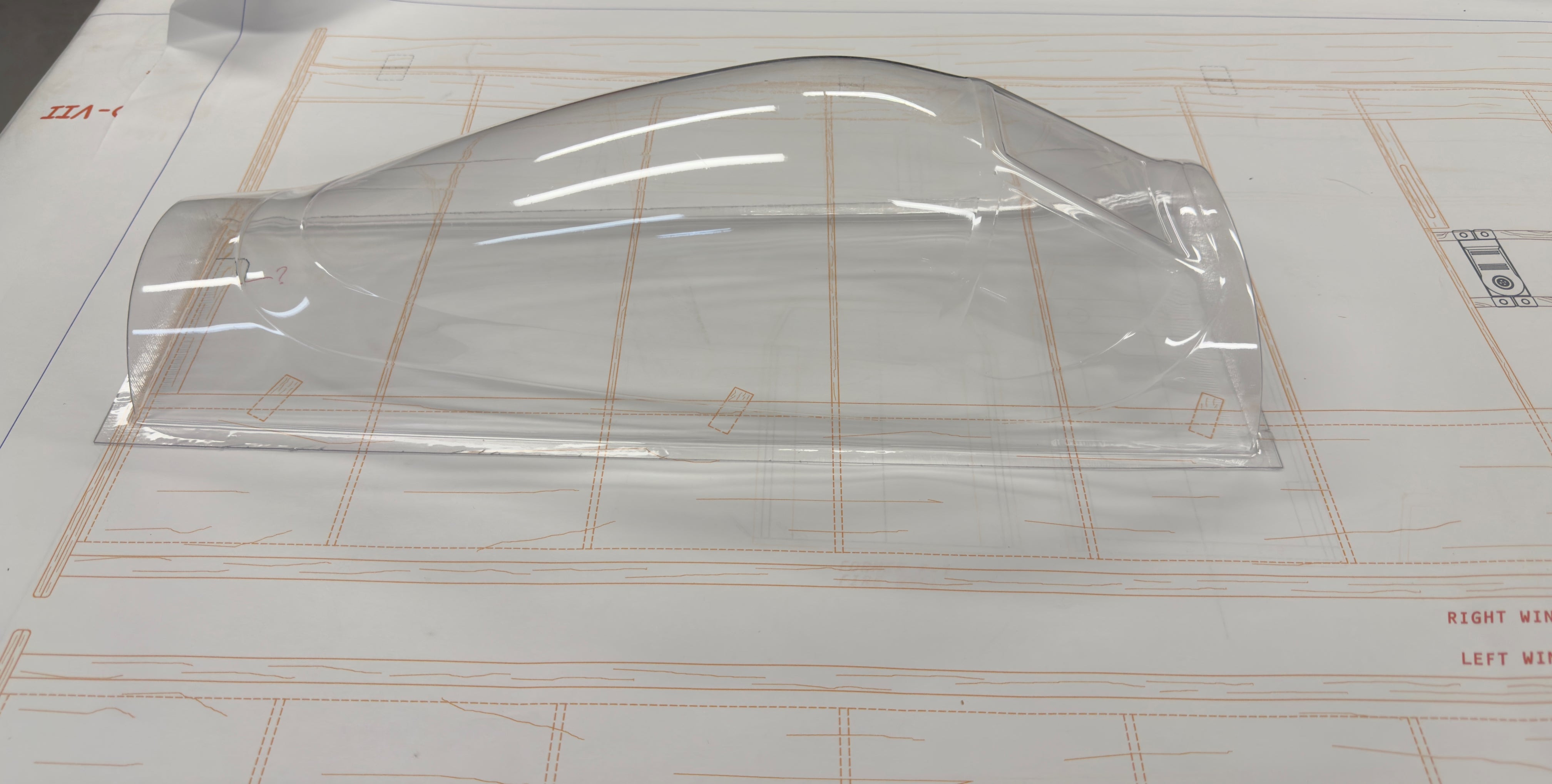 P-51 Mustang Clear Canopy – Balsa USA