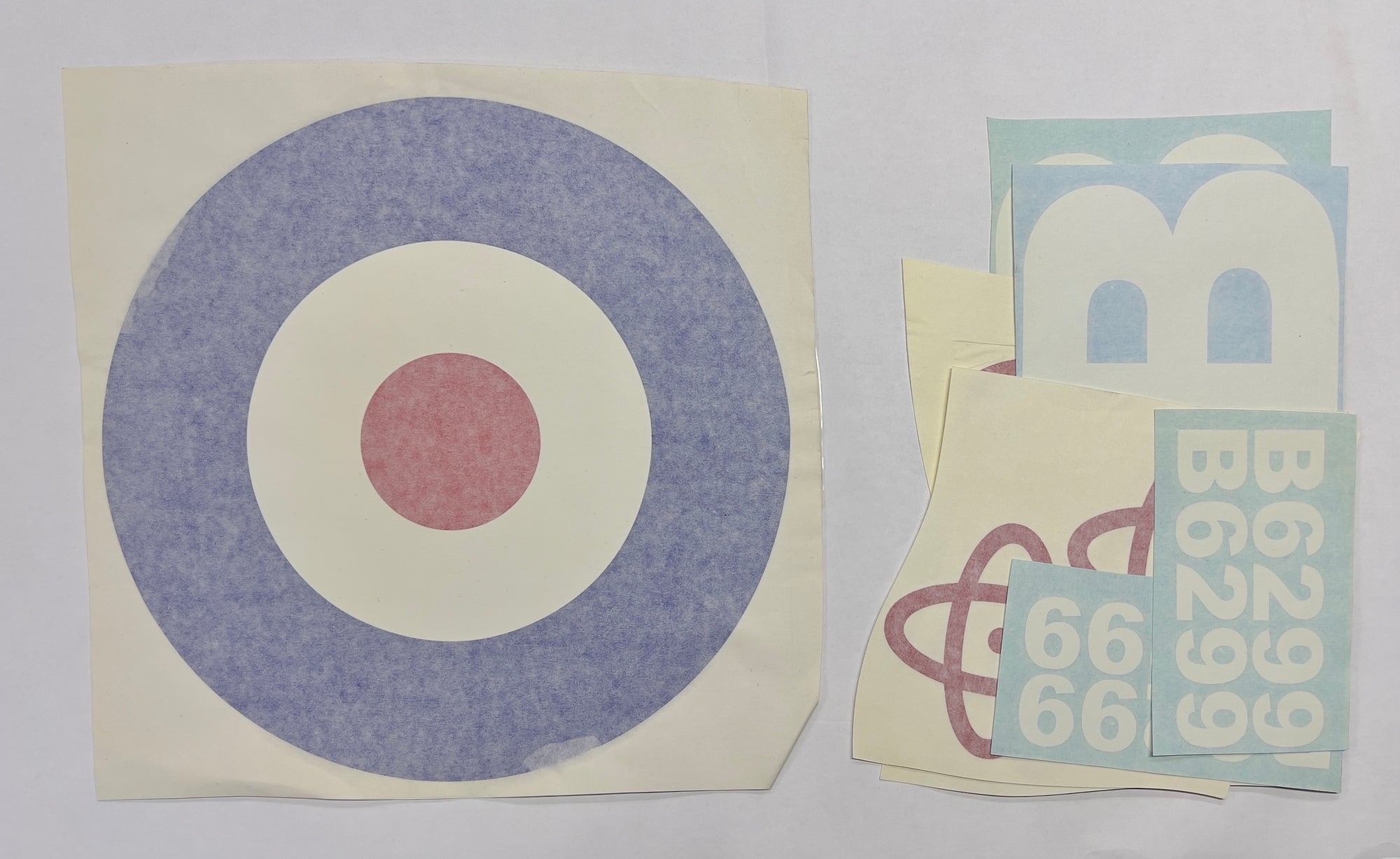 1/4 Scale DeHavilland DH4 Vinyl Decals – Balsa USA