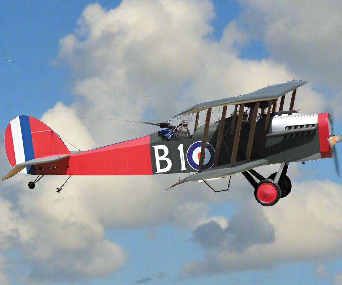 1/4 DeHavilland DH4 Kit Package, (1) set 1/4 Du-Bro Vintage Wheels, (2 ...