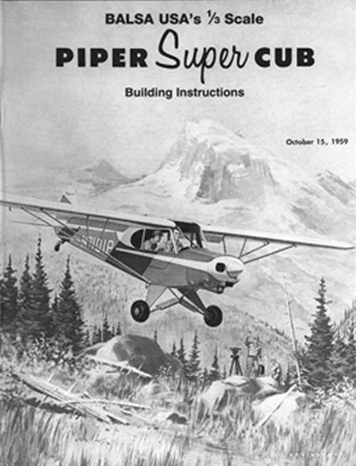1/3 Scale Super Cub Plans and Instruction Manual – Balsa USA