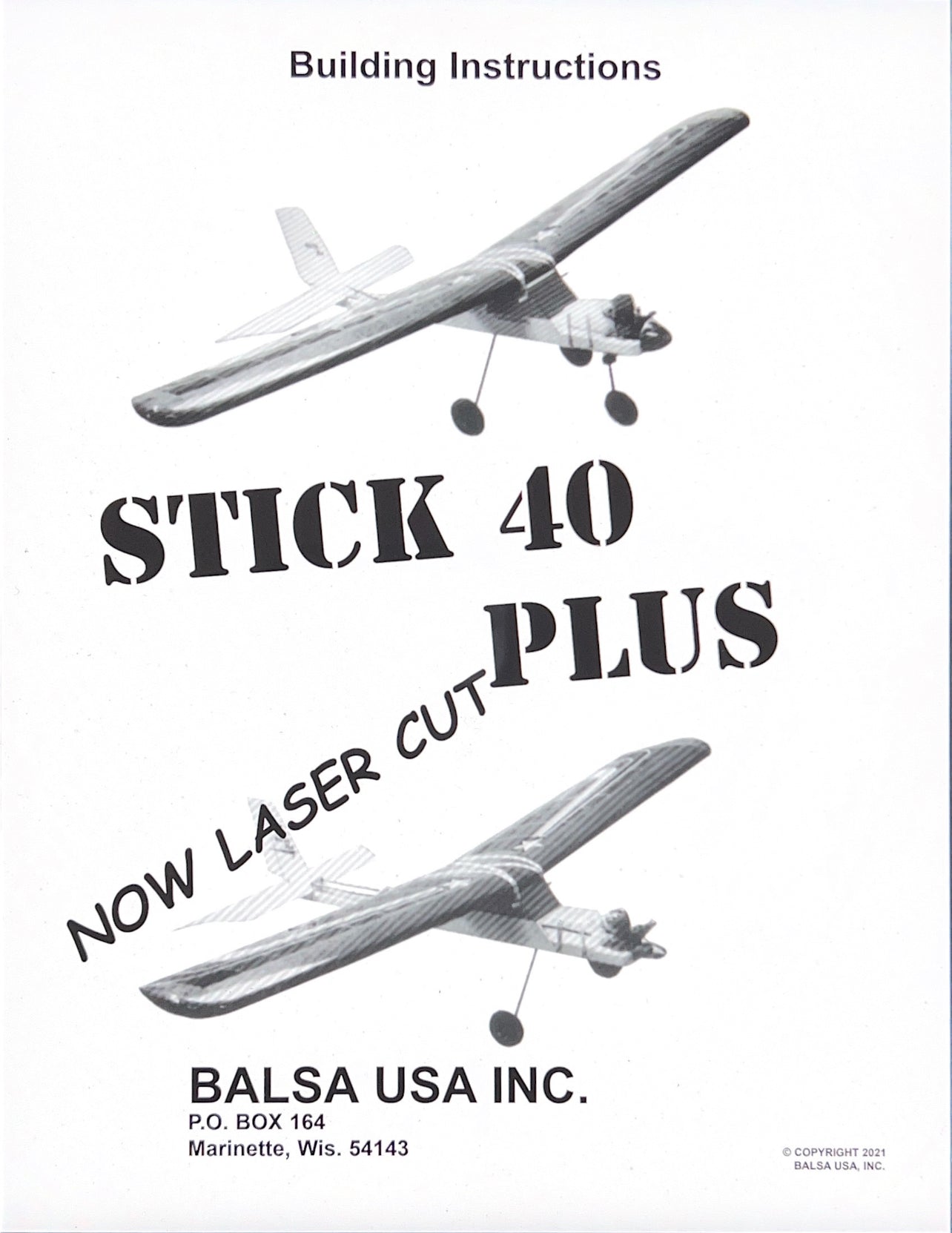 Stick 40 Plus Digital Manual – Balsa USA