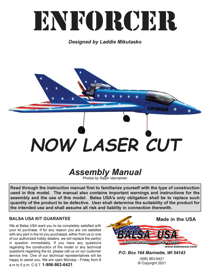 Enforcer Digital Manual – Balsa USA