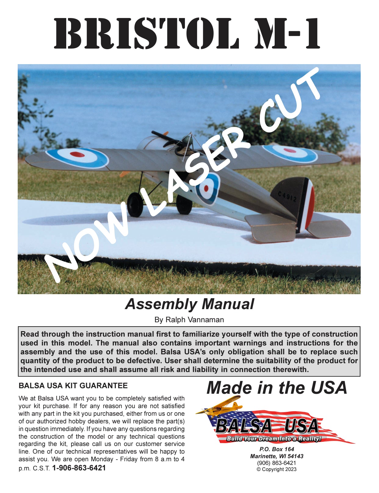 Bristol M-1 Digital Manual – Balsa USA
