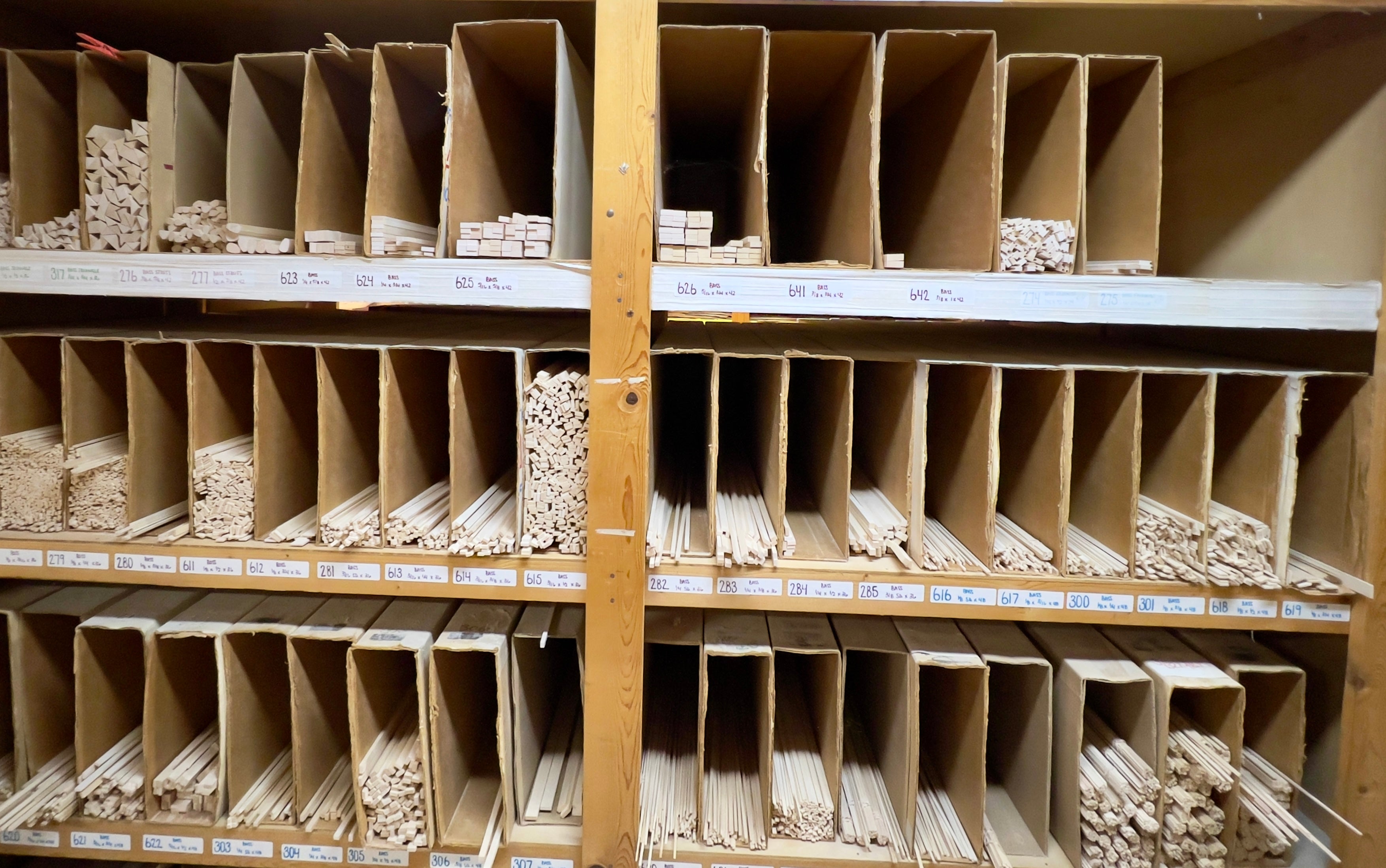 3/32 x 1/2 x 24 Basswood Stick – Balsa USA